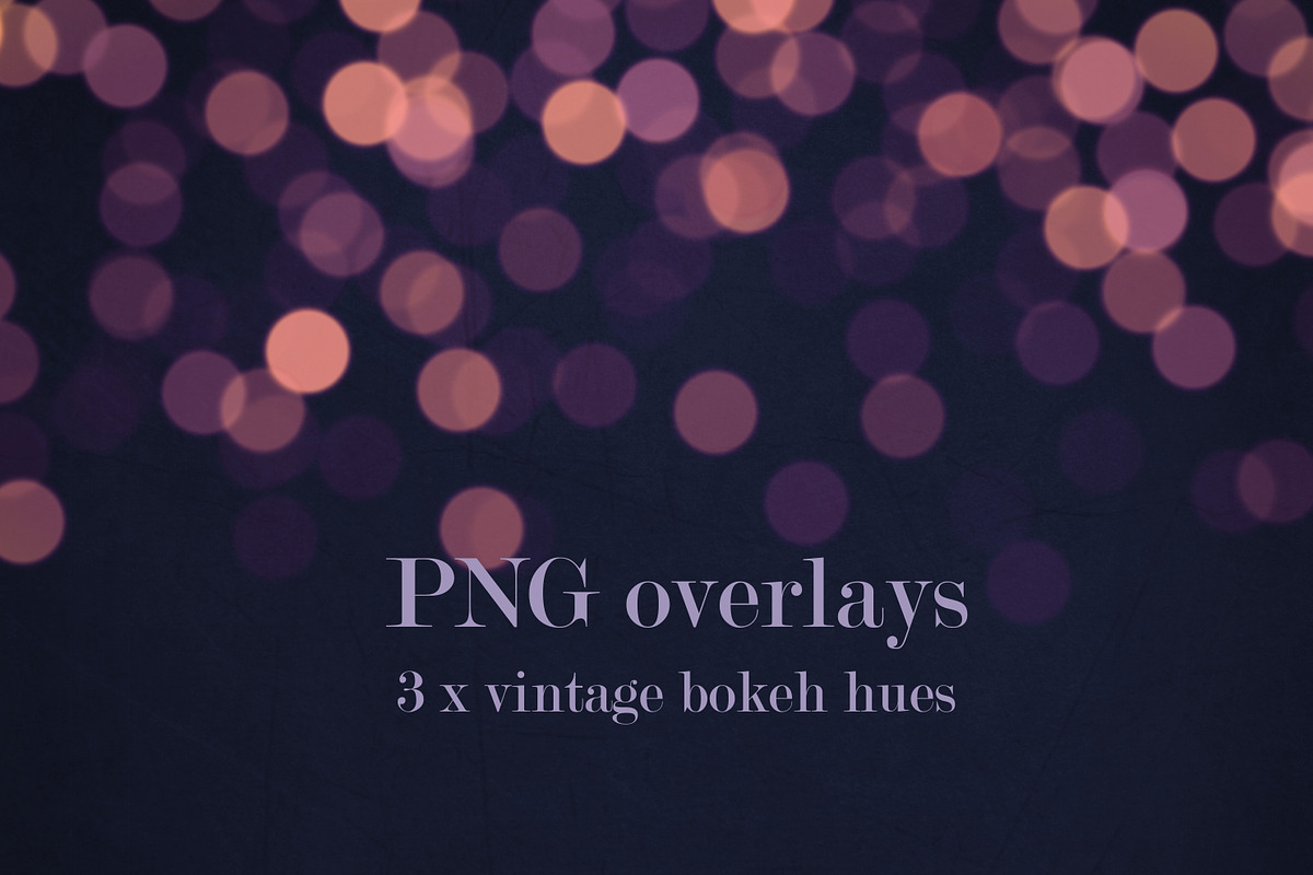 Bokeh border overlays, an Object Graphic by Paper Farms