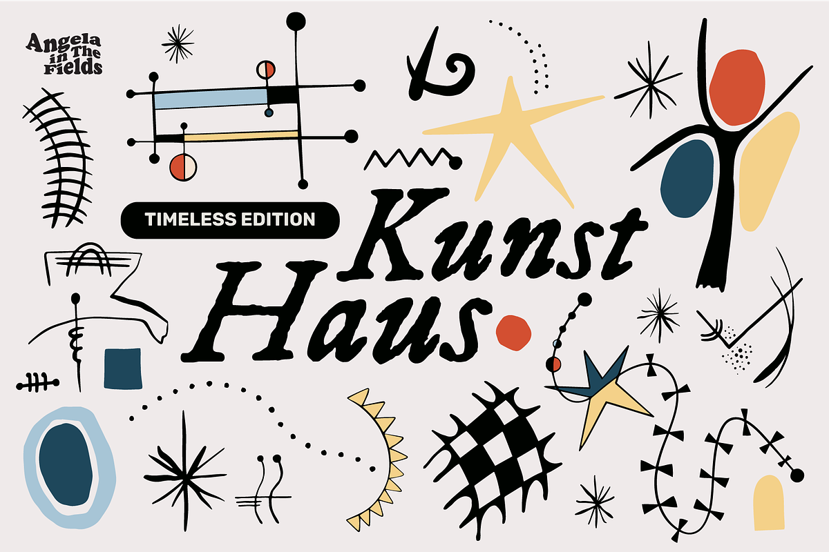 Retro Expressionism Objects, an Object Graphic by angelainthefields