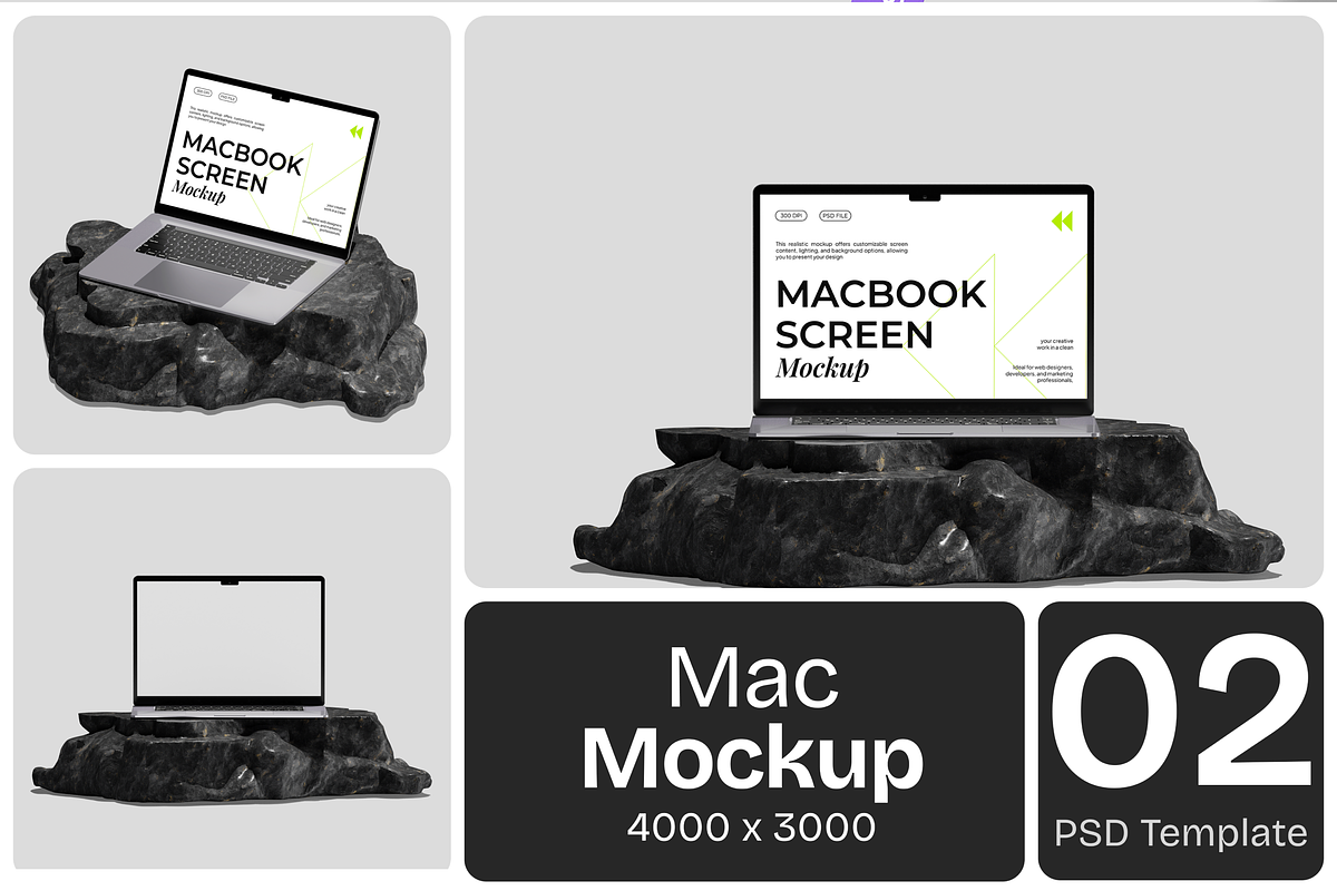 Mac Mockup, a Mac Mockup by Permadi Creative