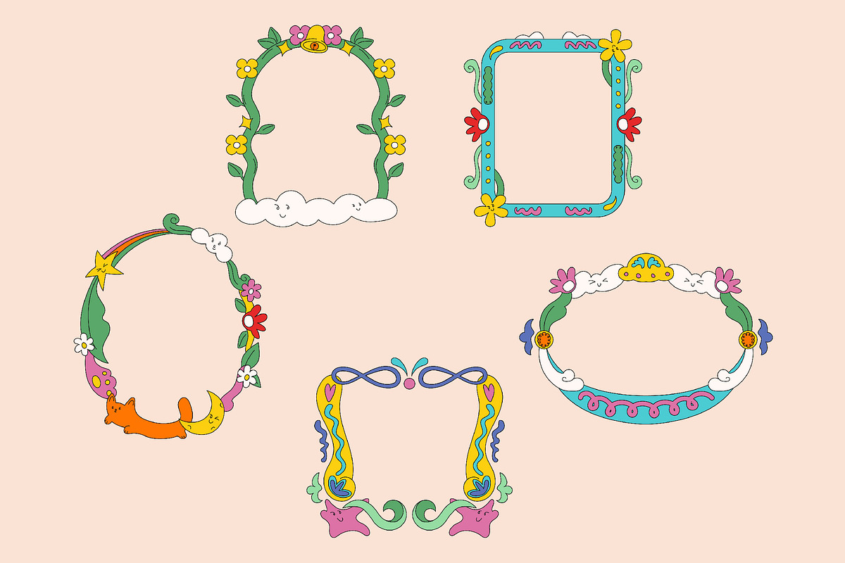 Frame Asset Illustration, a Decorative Illustration by graphicook ...