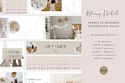 Website Banners | Whimsy Neutral, a Websites & App Template by Easy ...
