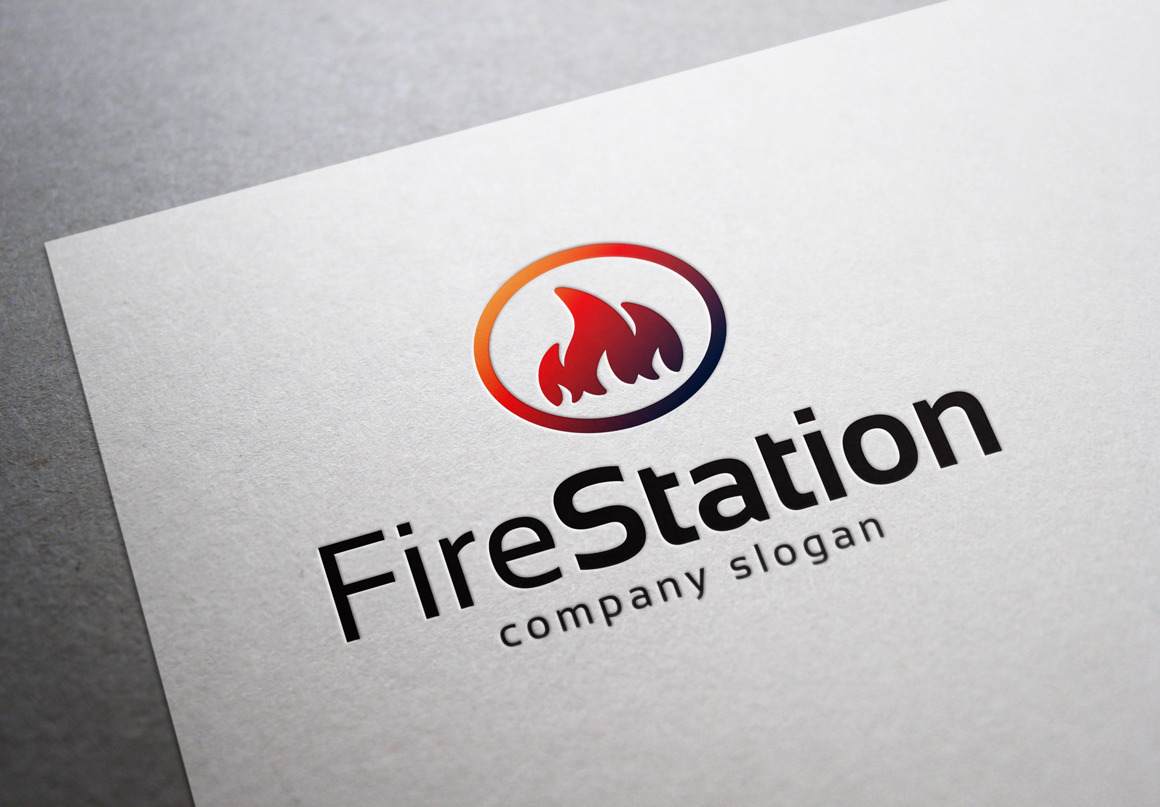 Fire Station Logo, a Branding & Logo Template by EmilGuseinov