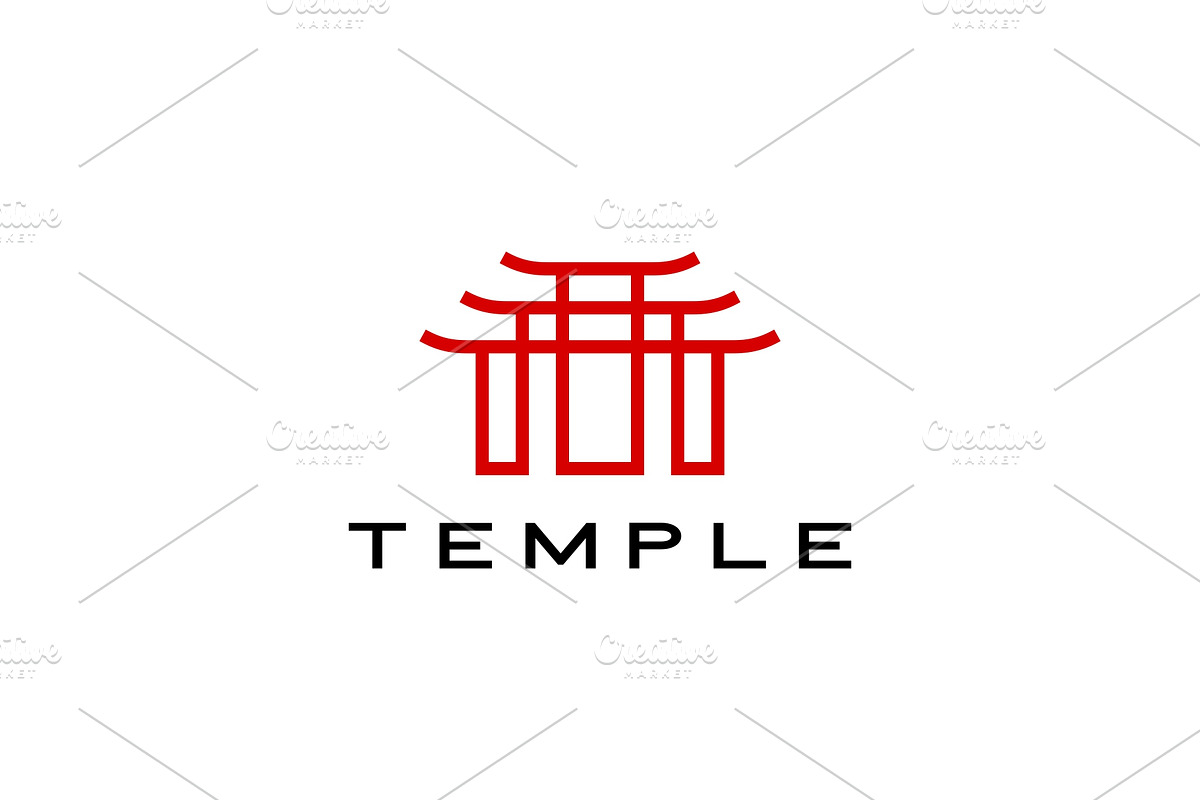 temple logo vector icon illustration, a Branding & Logo Template by ...