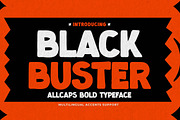Blackbuster - All Caps Bold Typeface