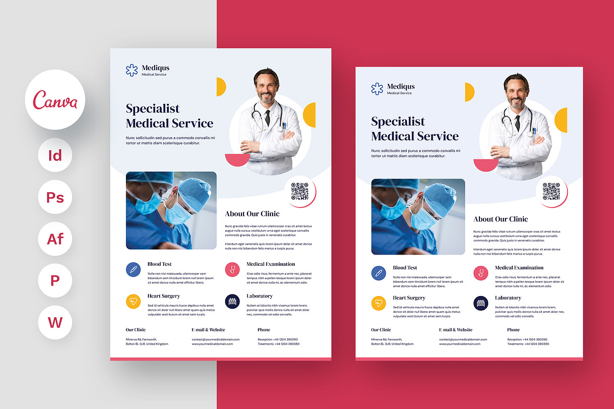 Medical Services Flyer Print Template
