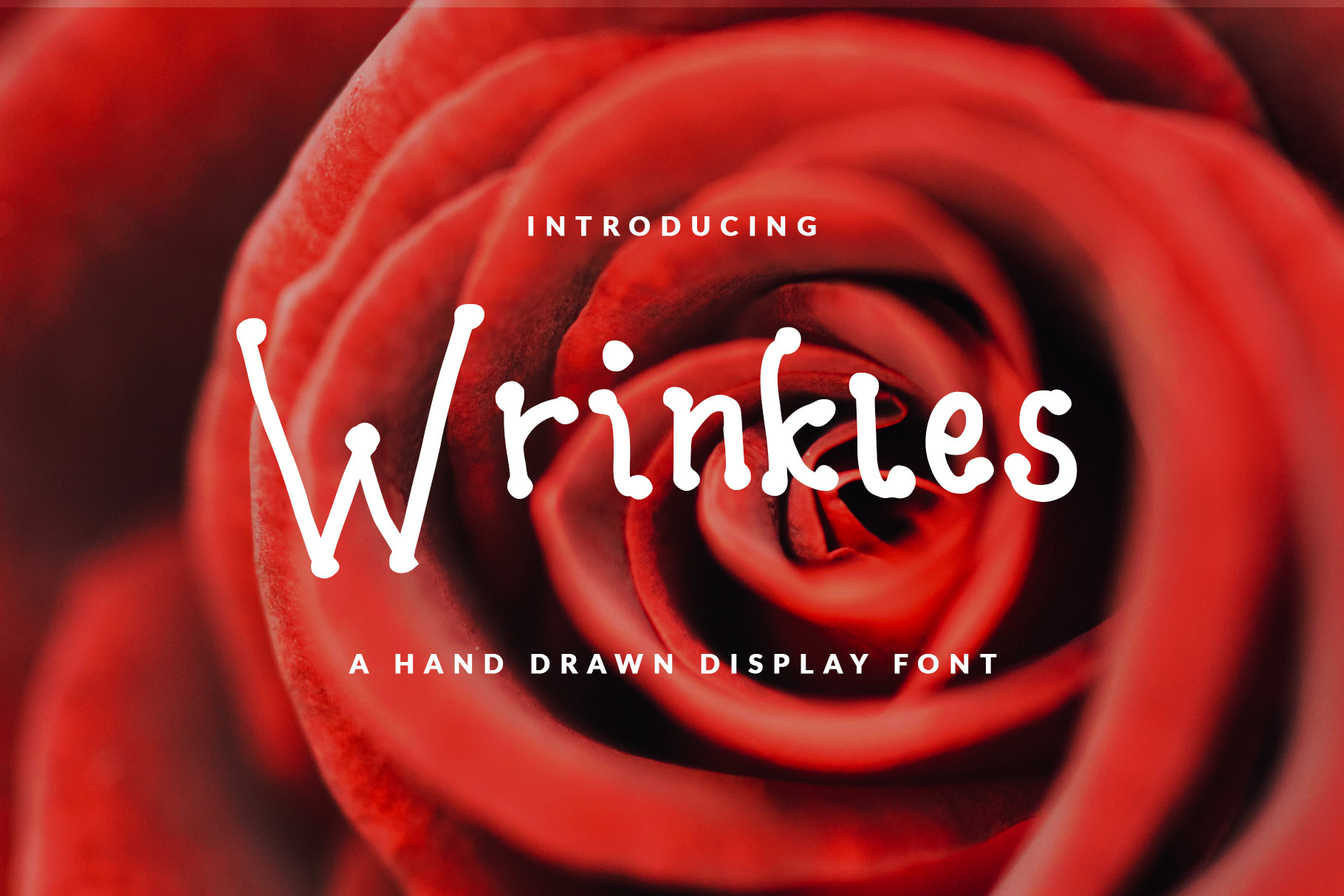 WRINKLE FONT FEMININE CHICK & FUN, a Sans Serif Font by NadaNora