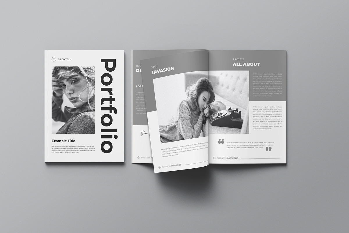 Black Portfolio Template, a Templates & Theme by evgenystudio