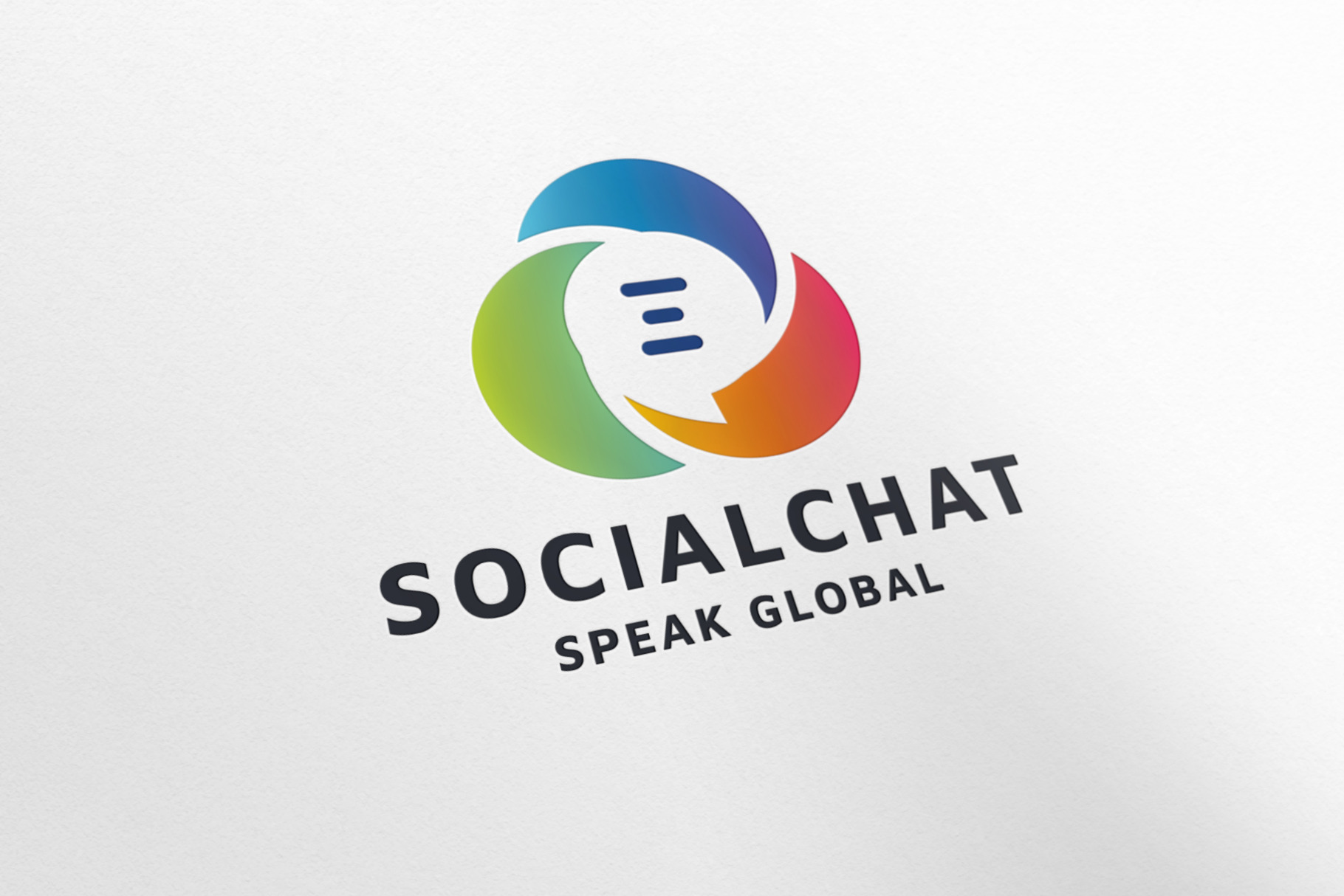 Social Chat Pro Logo, a Branding & Logo Template by Design_Planet