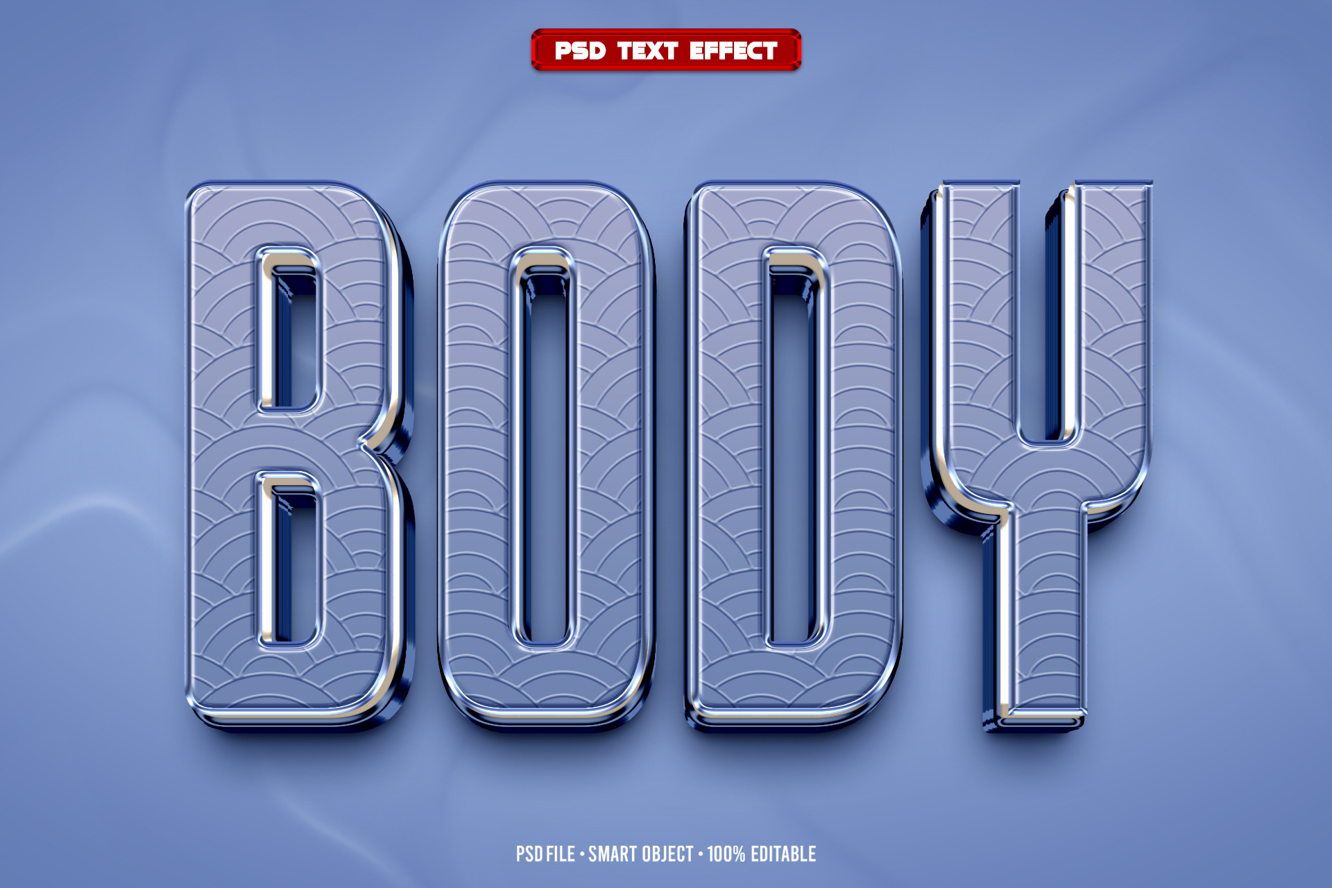 Body 3D editable text effect, a Layer Style Add-On by Hello Muh