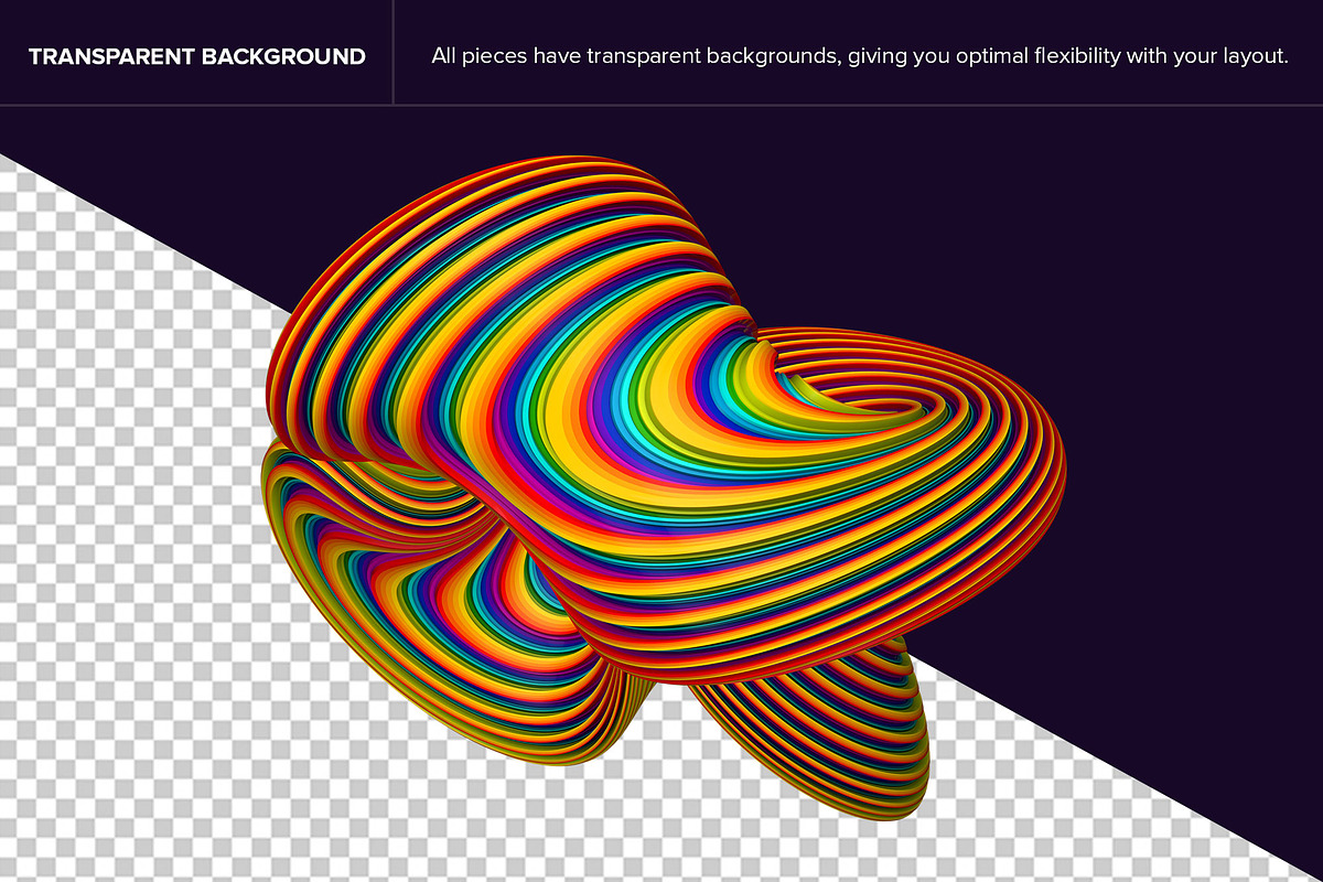 Coiled: Twisting 3D Shapes, a Texture Graphic by Chroma Supply