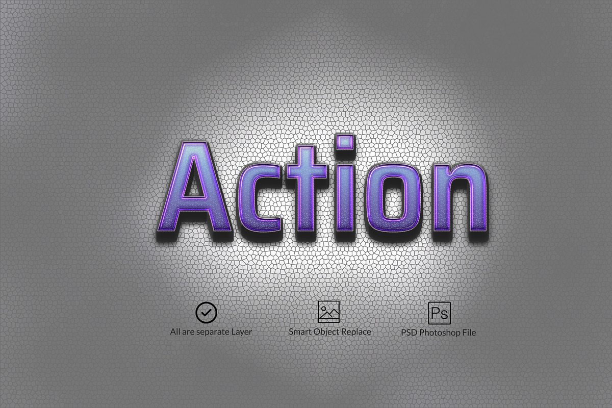 3D Bundle Photoshop Layer Style 2, a Layer Style Add-On by MRI STUDIO