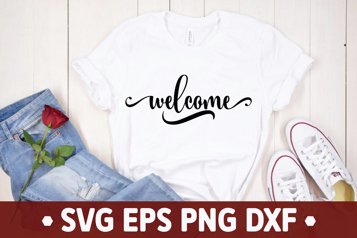 Welcome SVG Bundle, an Illustration by crafthome