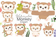 Cute Monkey Clipart