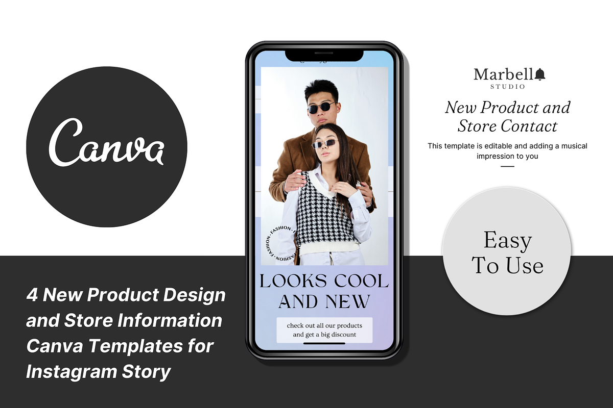 Product Design Canva Templates