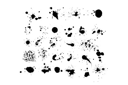 40 Ink Circles, an Illustration by GhostlyPixels