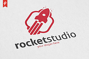 Rocket Studio Logo, a Branding & Logo Template by ft.studio | Creative ...