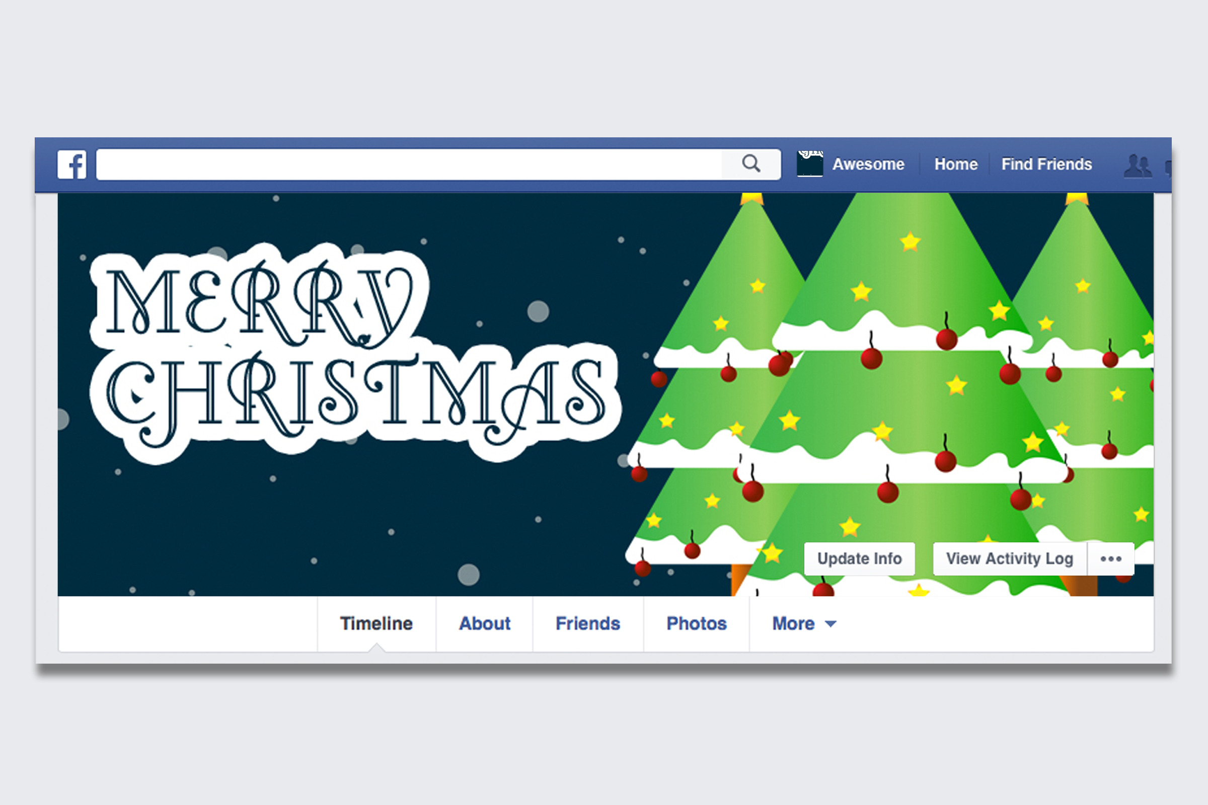 Merry Christmas Timeline, a Templates & Theme by Psd Templates