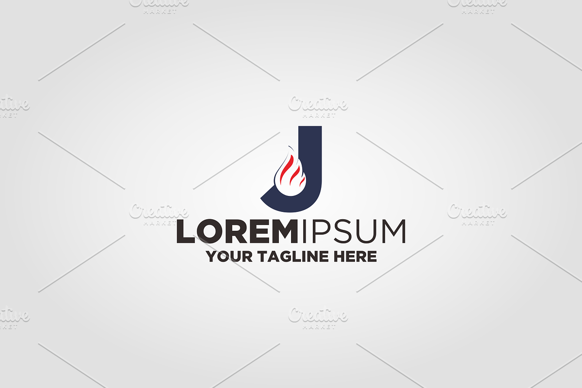 Letter J Oil Logo, a Branding & Logo Template by REDVY CREATIVE