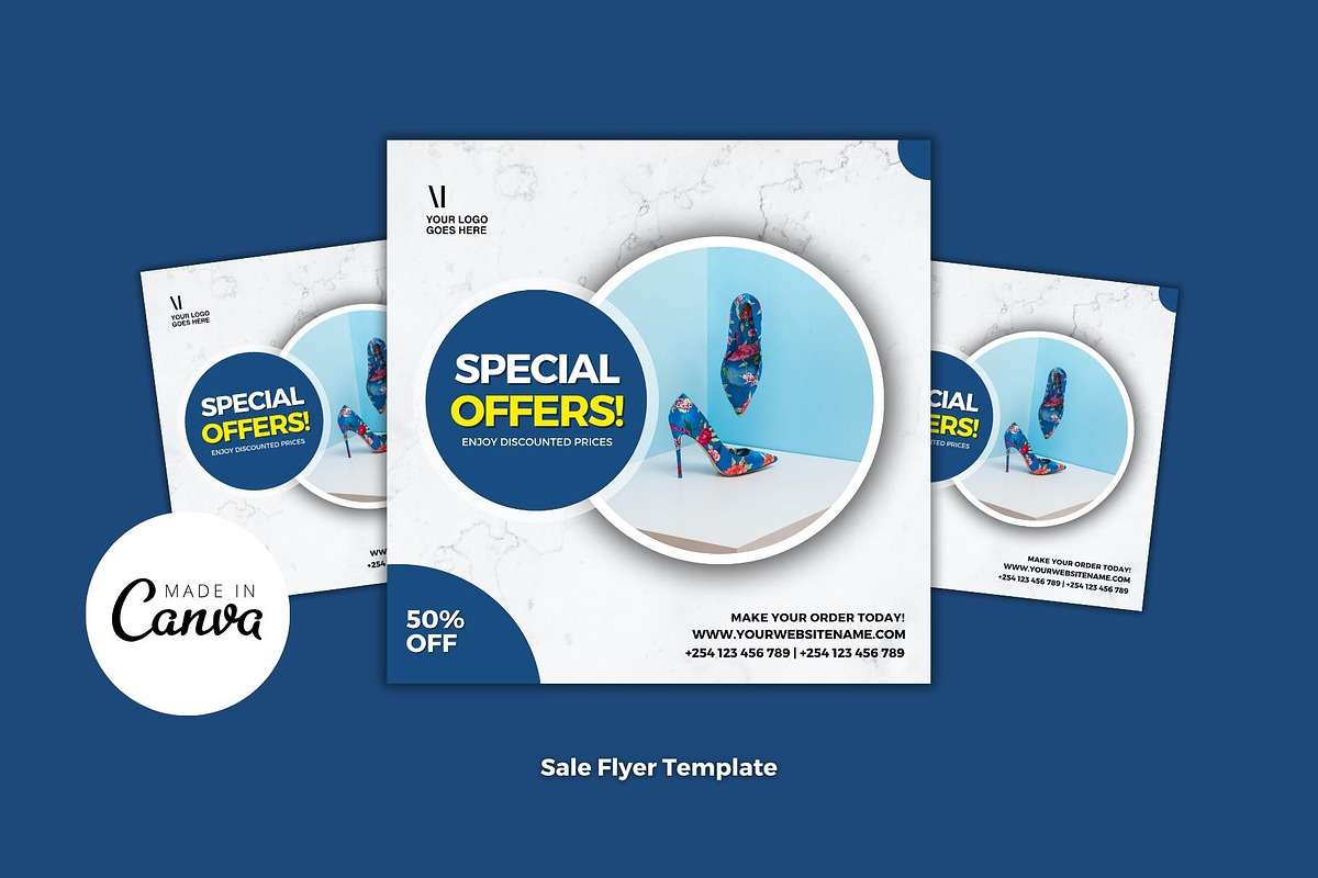 Heels Fashion Sales Flyer Template, a Social Media Template by MK Creatives