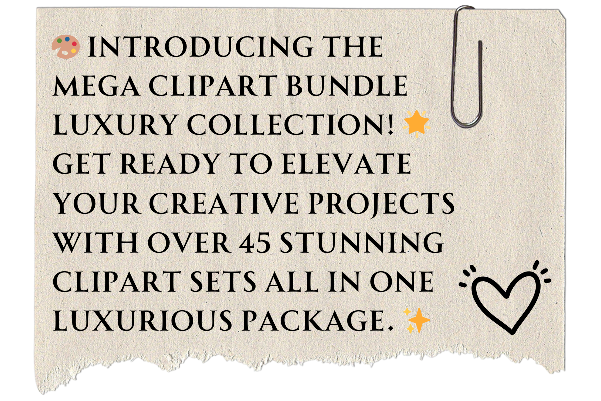 Clipart Bundle -50 in 1 | Big Set, an Object Illustration by Digital Xpress