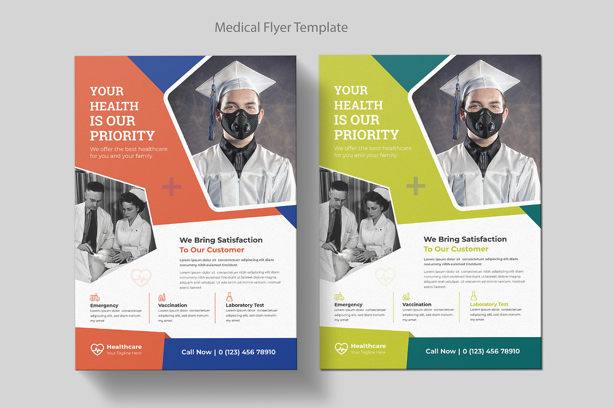 Medical Flyer Template Design