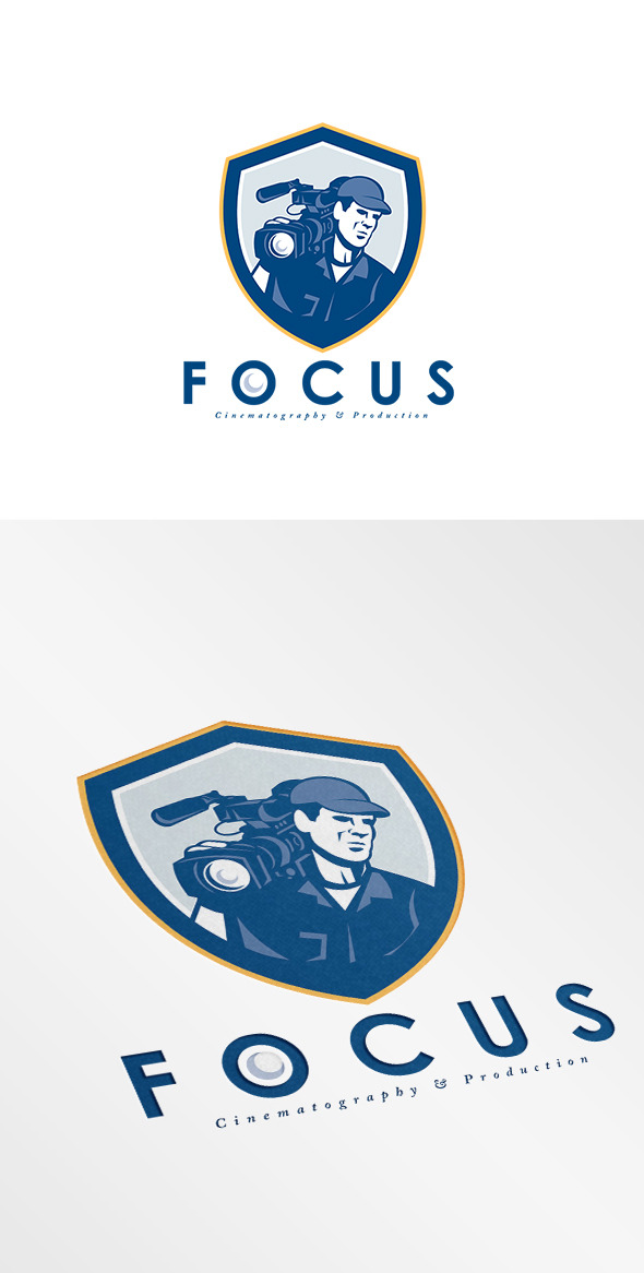 Focus Productions Logo, a Branding & Logo Template by patrimonio
