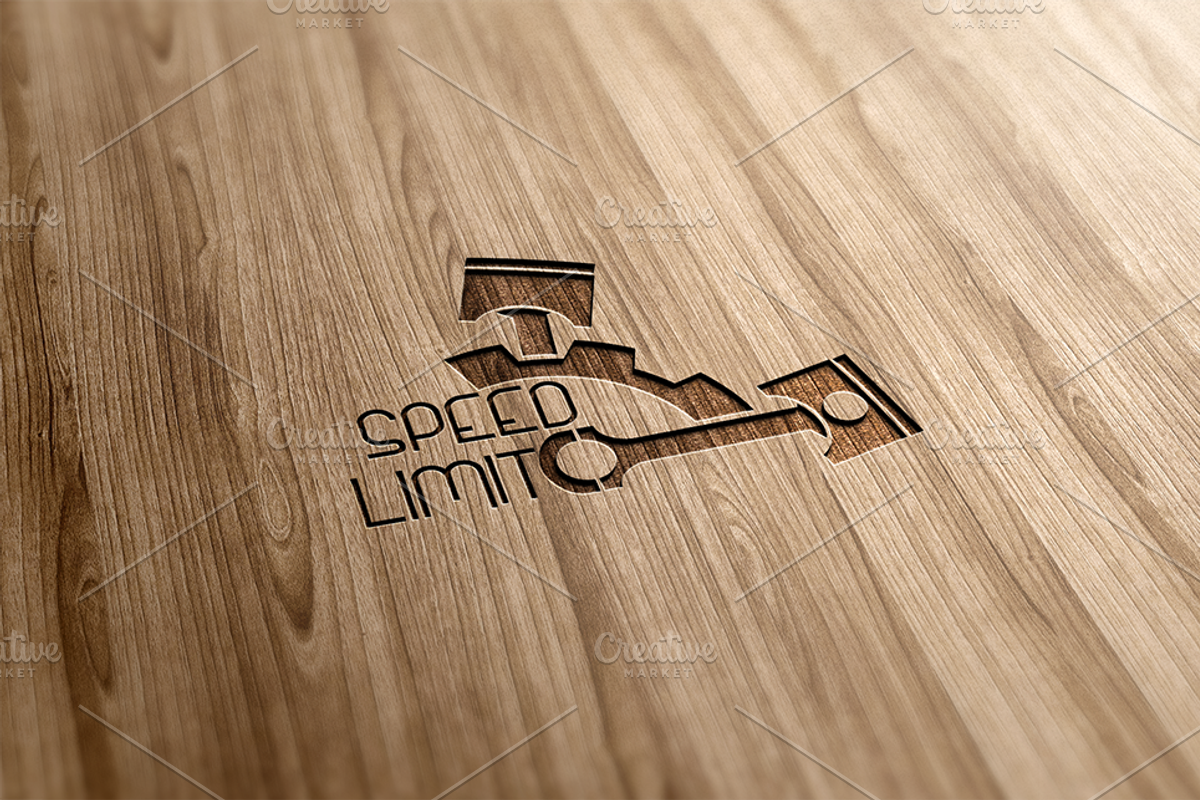 Speed Limit Logo Design, a Branding & Logo Template by Florin Chitic