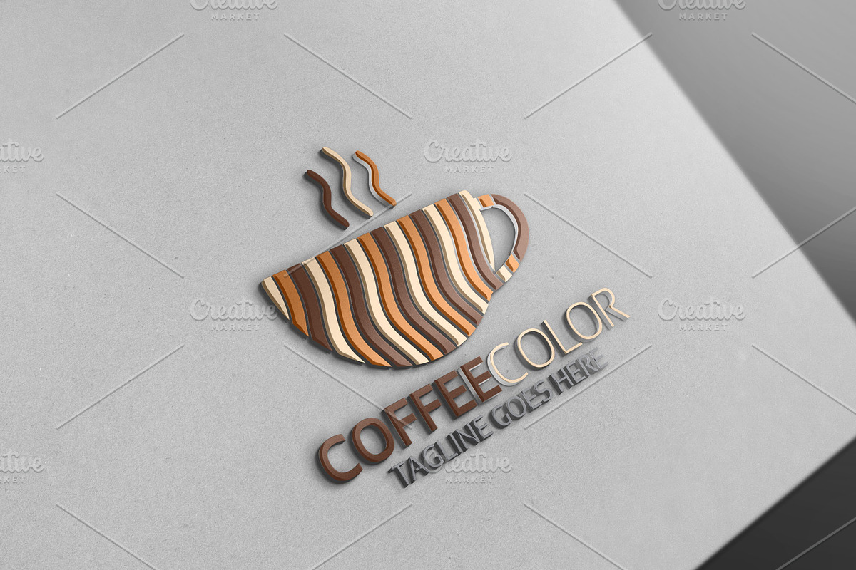 Coofee Color Logo, a Branding & Logo Template by Josuf Media