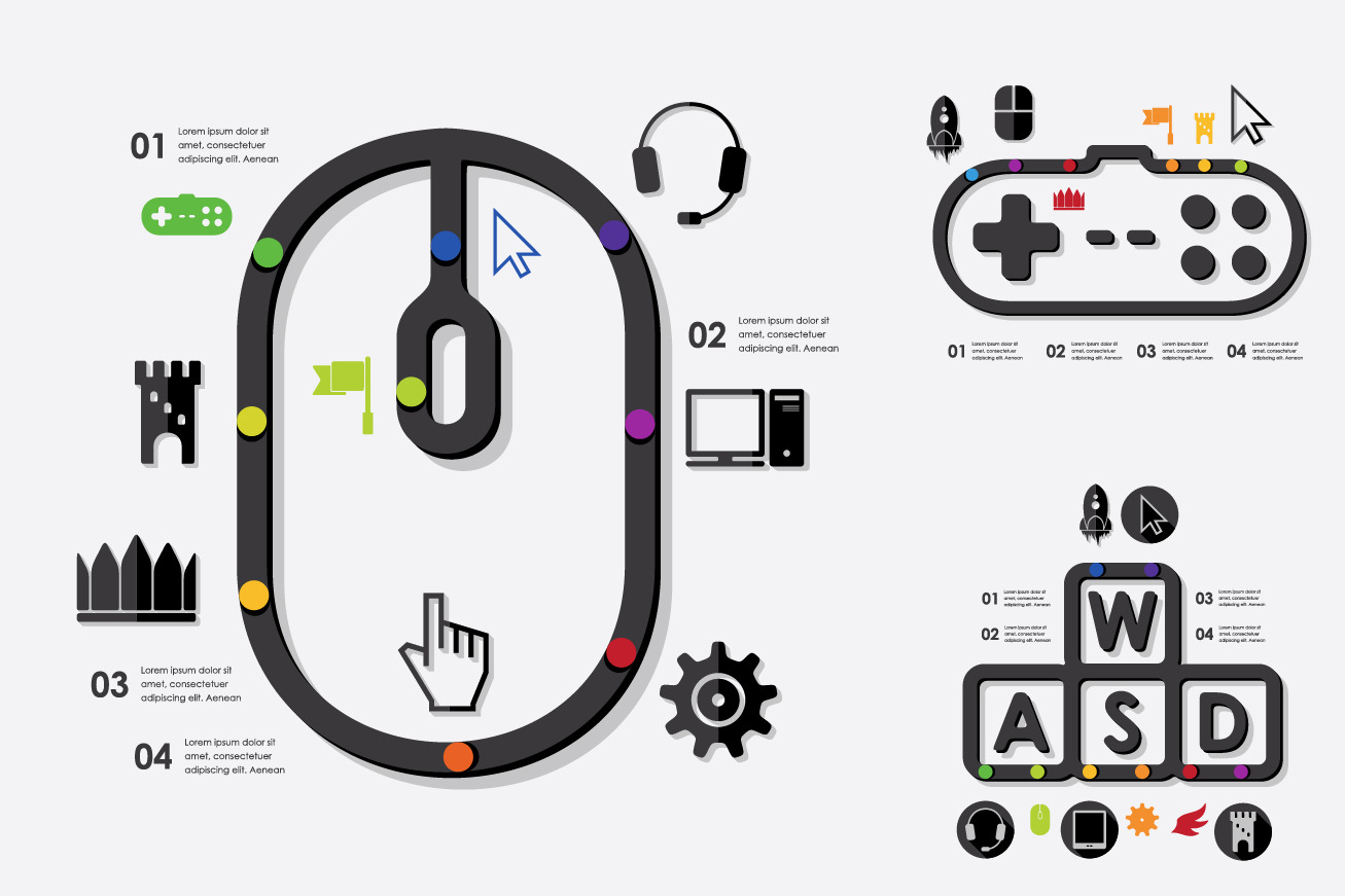 9 GAME infographics, a Technology Illustration by Palau