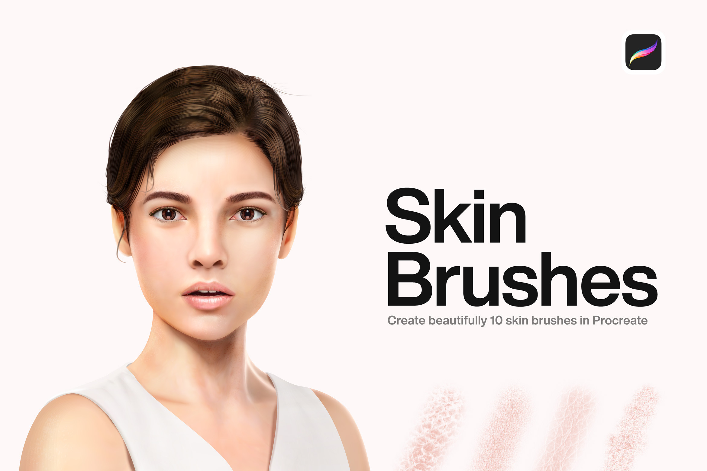 10 Skin Brushes Procreate, a Brush Add-On by CCPreset