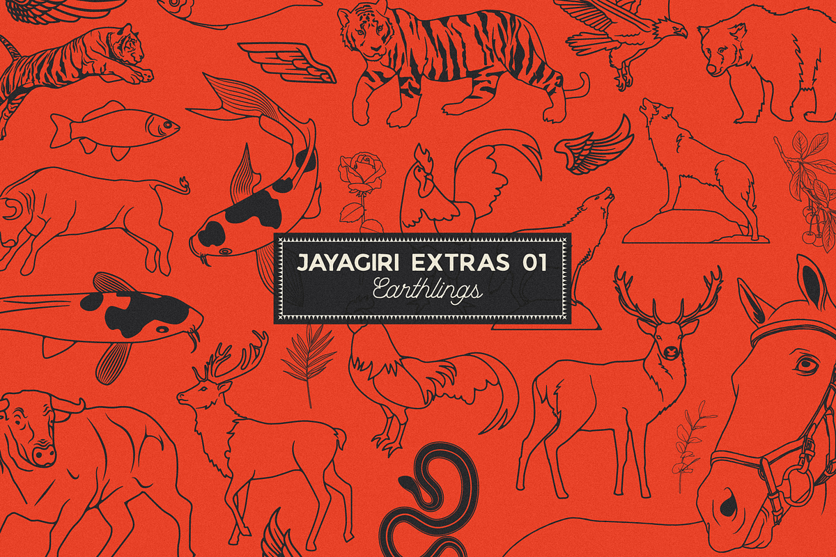 JA Jayagiri + Extras, a Font by Juru Aksara