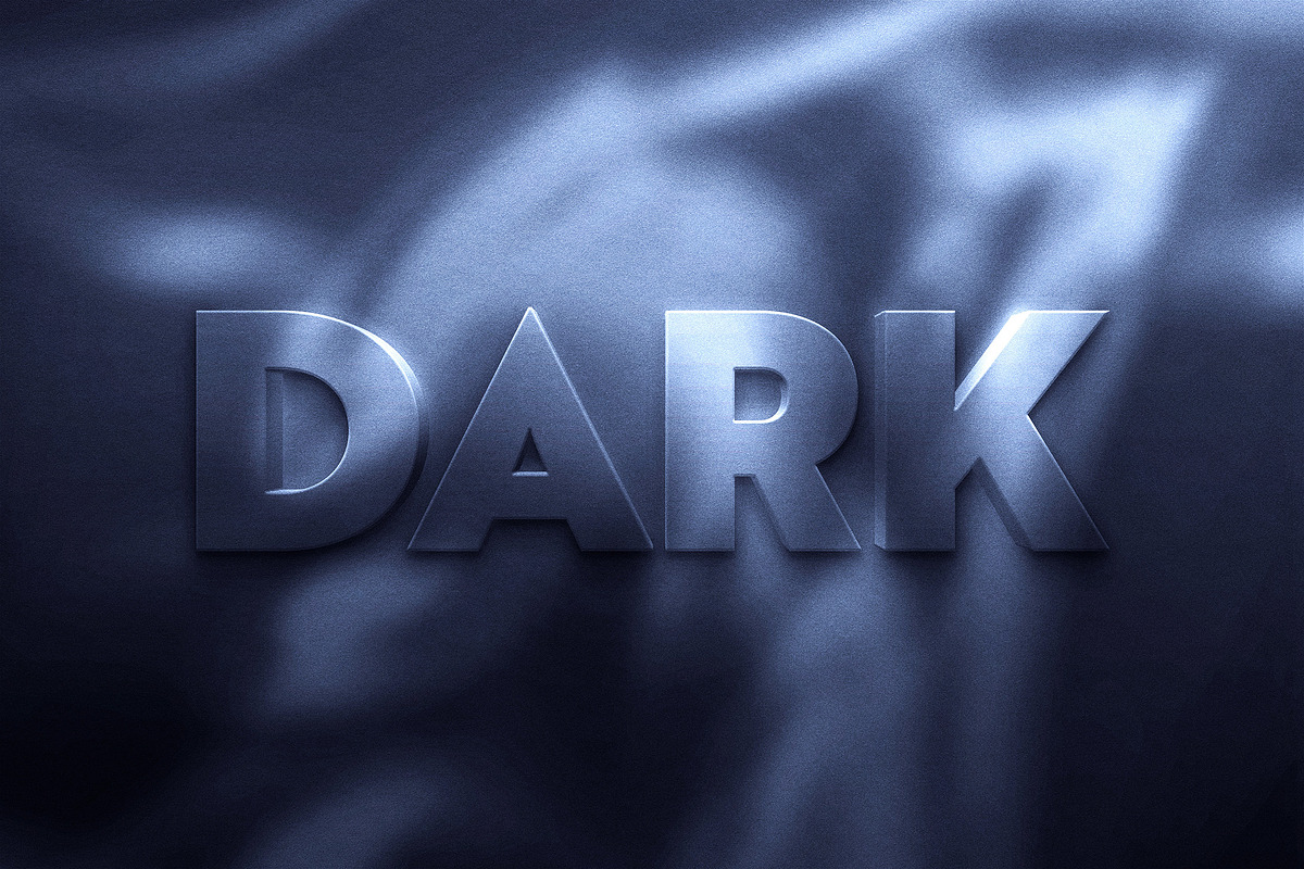 Dark Text Effect, a Layer Style Add-On by Design Squad