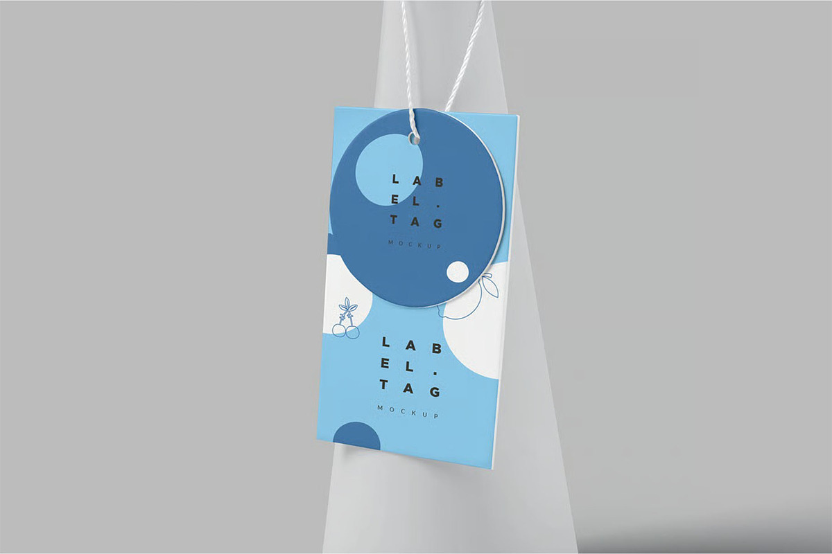 Beautiful Label Tag Mockup