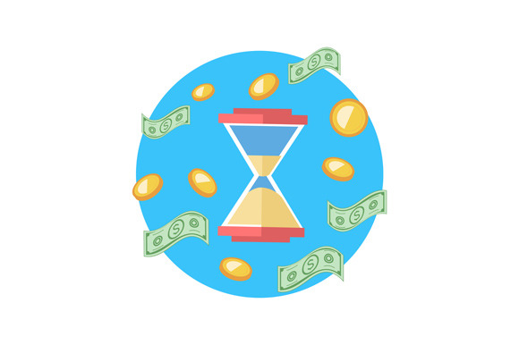 Time is Money Concept, a Background Graphic by robuart