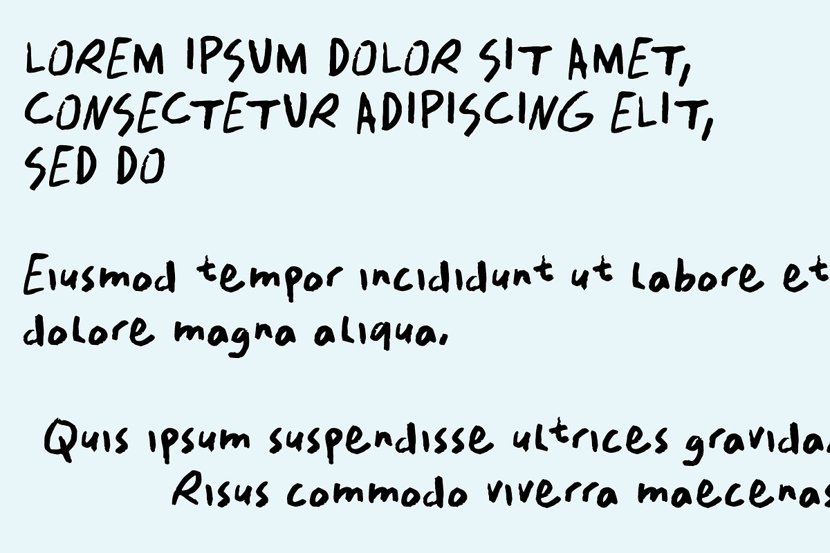 Foxtrot, a Handwritten Font by Headquarters
