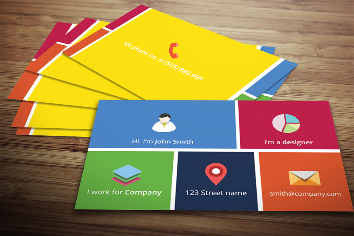 Metro Business Card, a Business Card Template by Crazyleaf