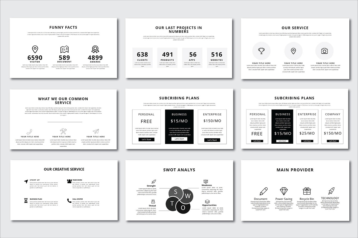 Showtime PowerPoint Template, a Presentation Template by Yo Slide