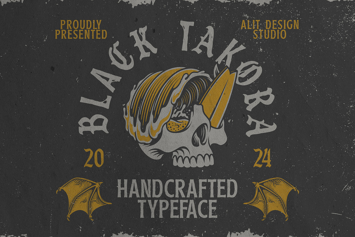 Black Takora Blackletter Font, a Blackletter Font by alit design ...