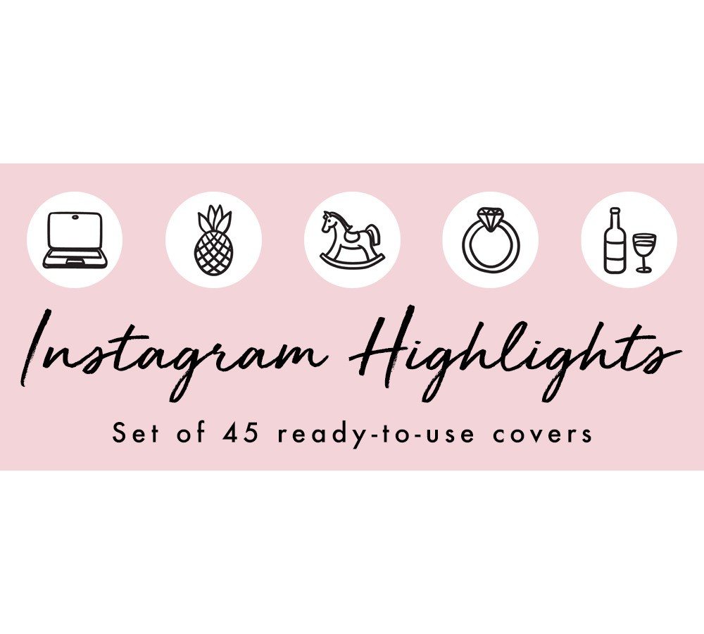 45 Instagram Story Highlight Covers, a Social Media Template by The ...