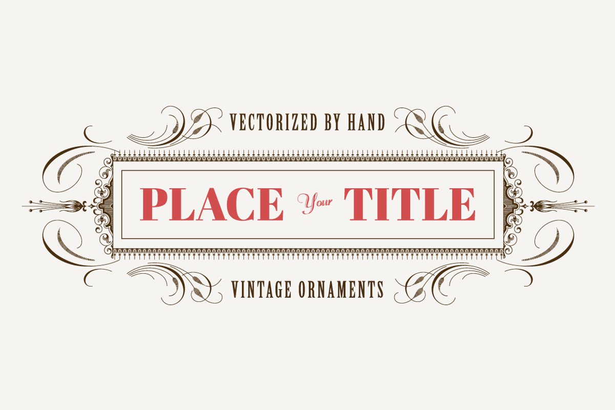 Vintage Vector Labels N°6, an Illustration by Webalys