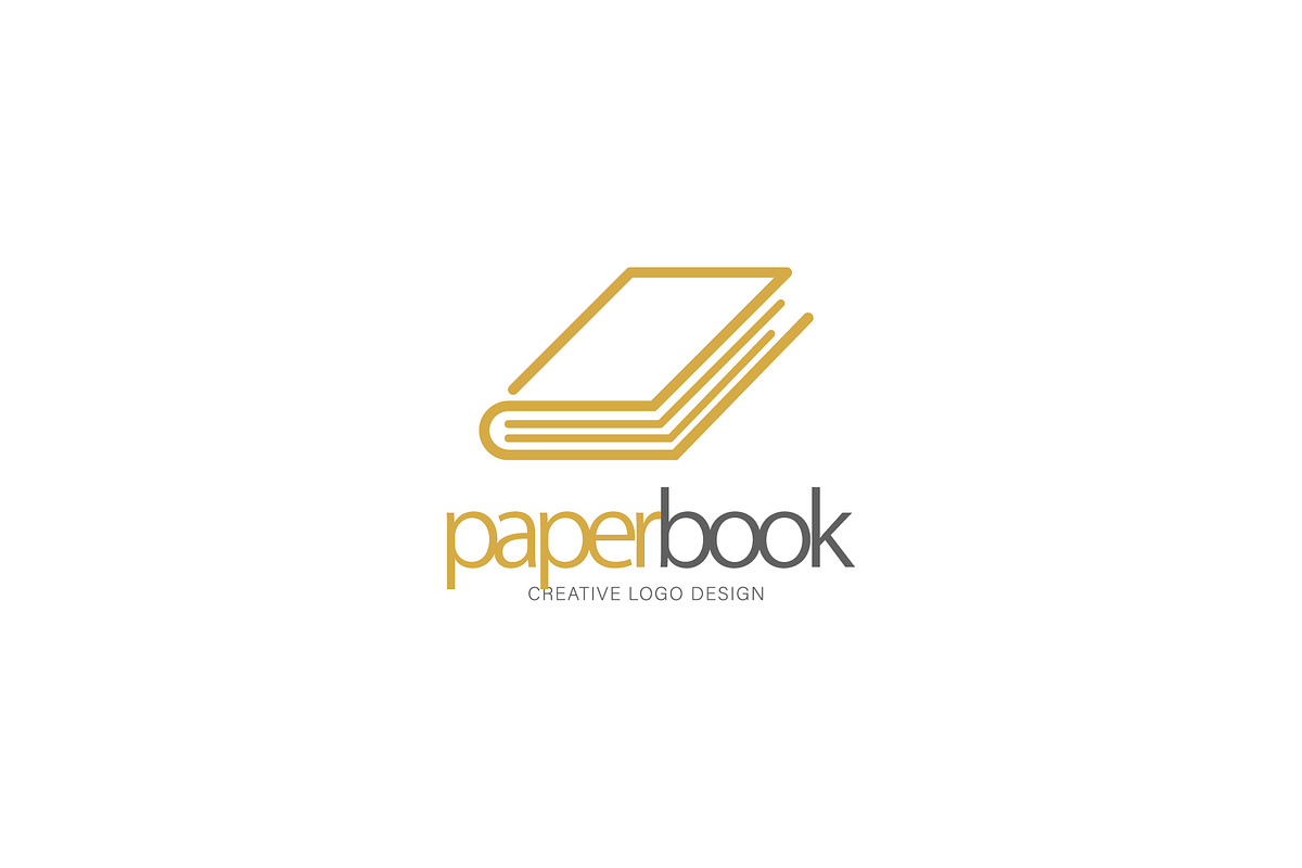 paper book logos, a Branding & Logo Template by Logocreative | Creative ...