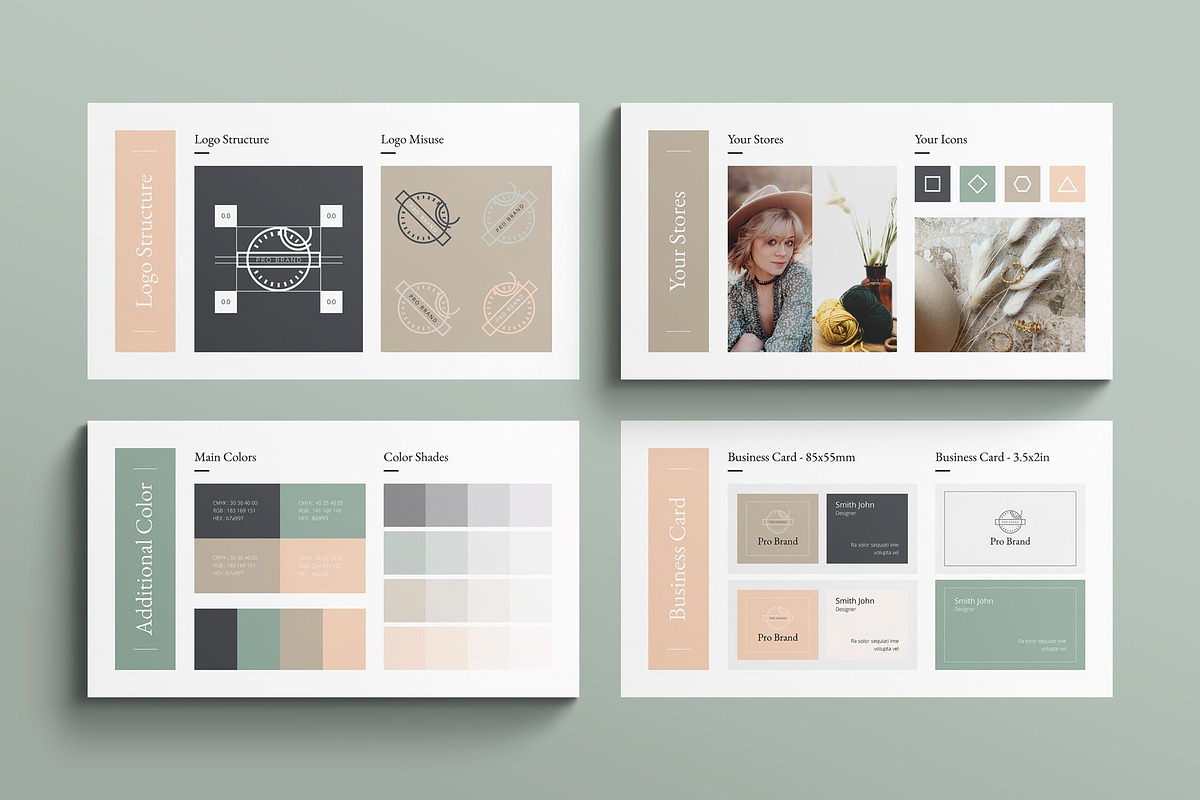 Brand Sheets Presentation Template, a Presentation Template by ...