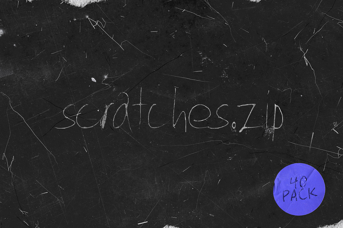 Scratches.zip – 42 scratch textures, a Texture Graphic by BLKMARKET©