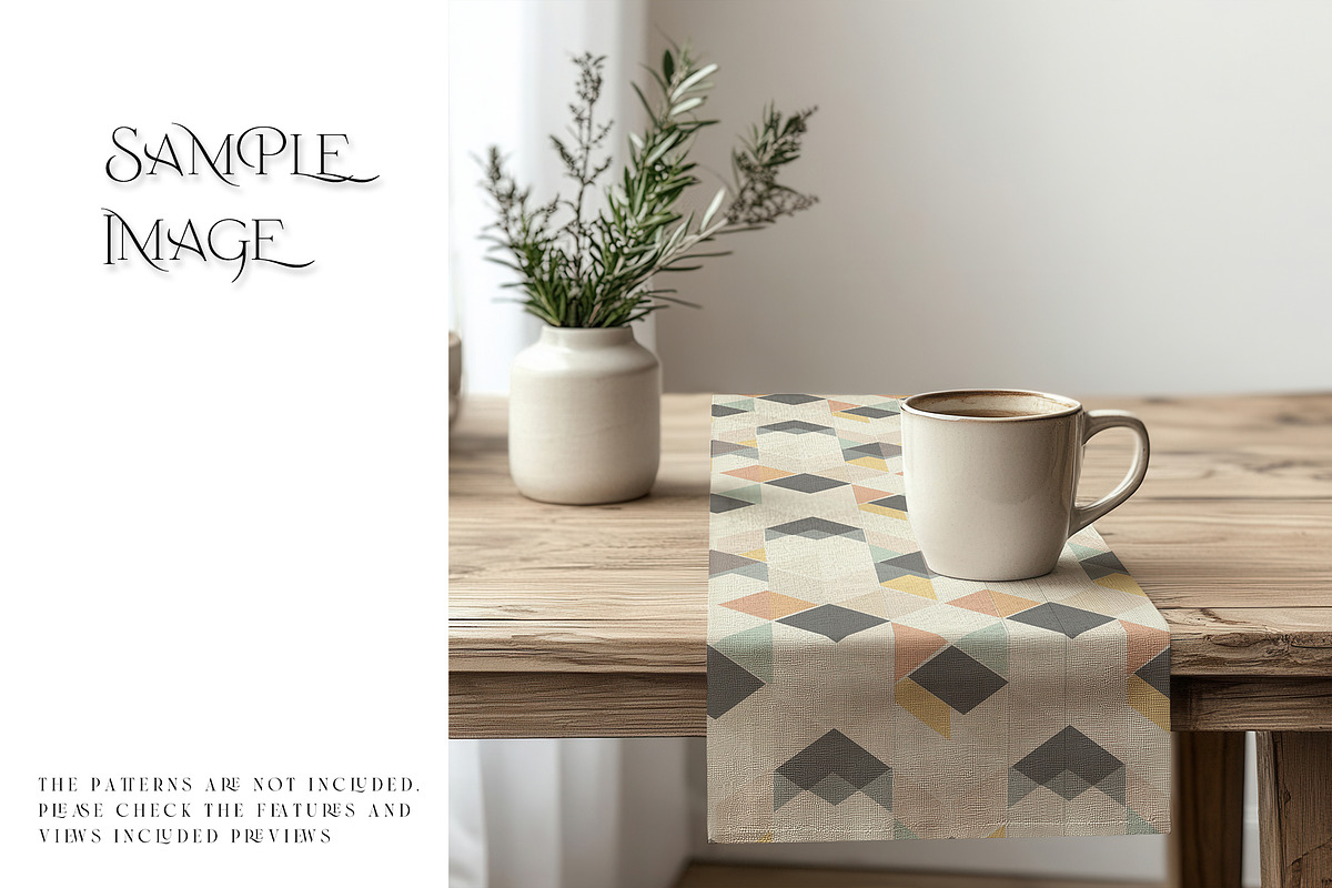 Table Runner Mockups, a Product Mockup by mock-ups