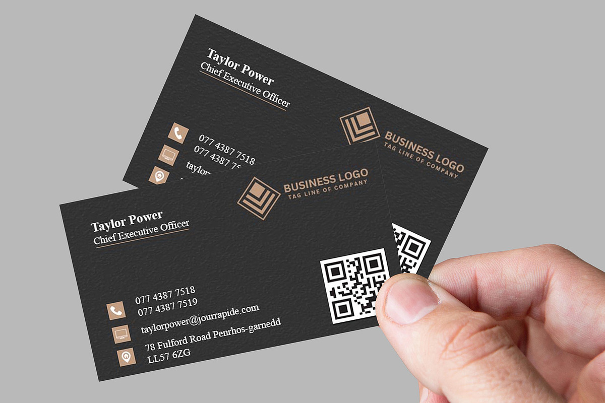 Minimal Clean Double Sided Card