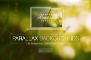 Parallax Blurred Backgrounds Vol.2, an UI Kit Template by Graphicon