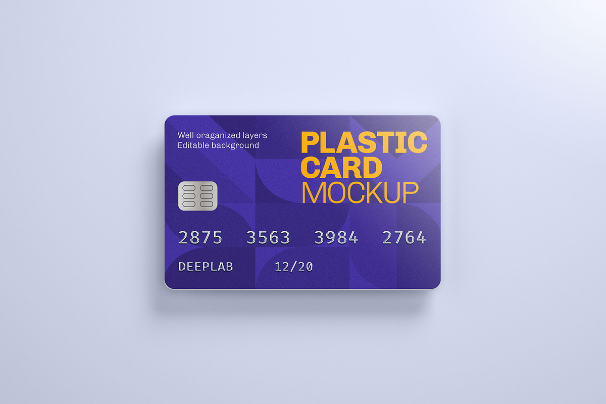 Plastic Card Mockup | Credit Card, a Print Template by Deeplab