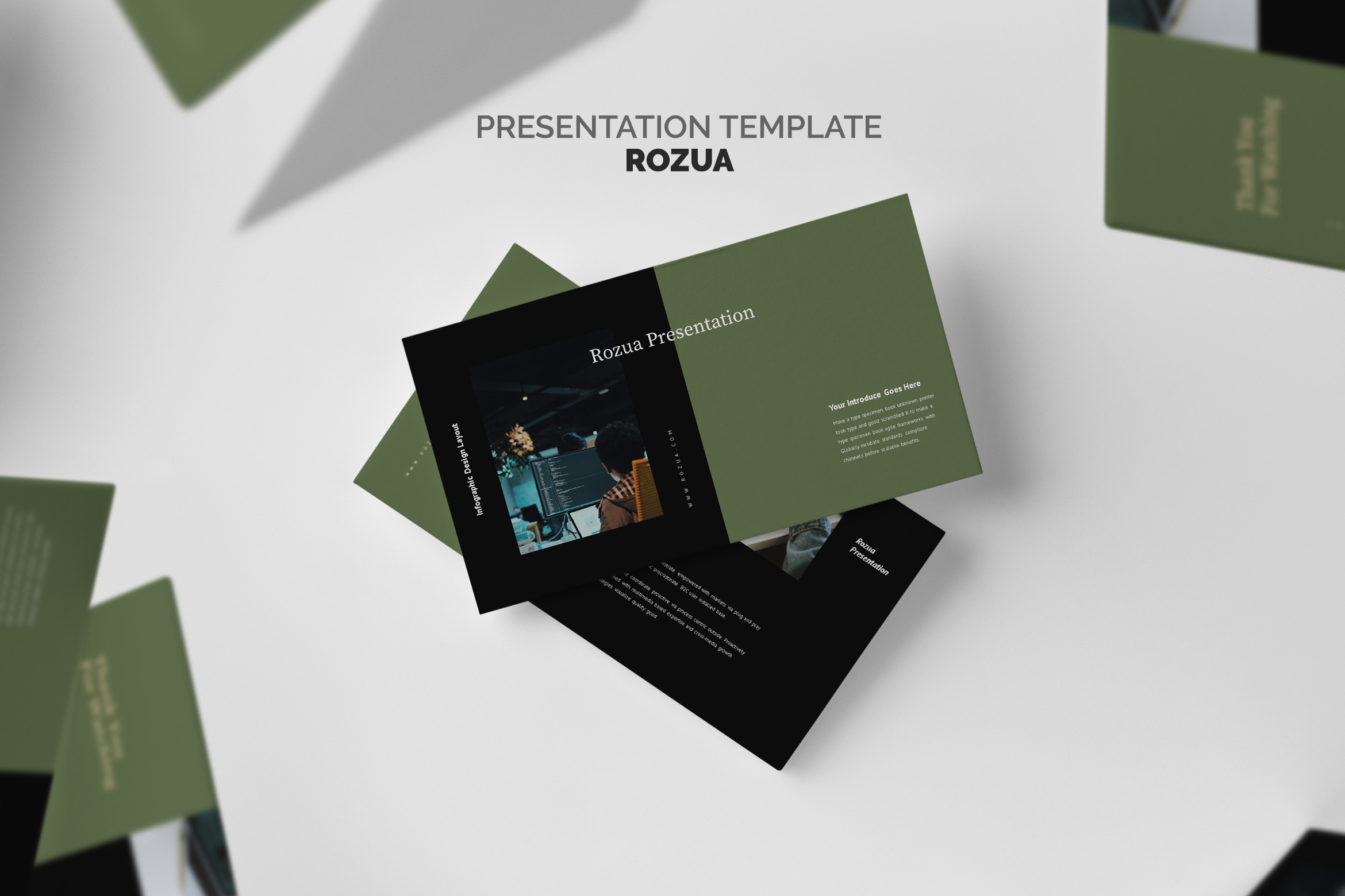 Rozua : Vector Infographic Keynote, a Presentation Template by Punkl Camp