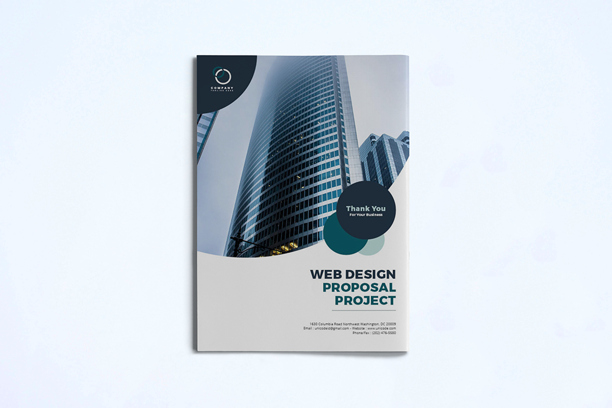 Proposal File Template, a Brochure Template by UnicodeID | Creative Market