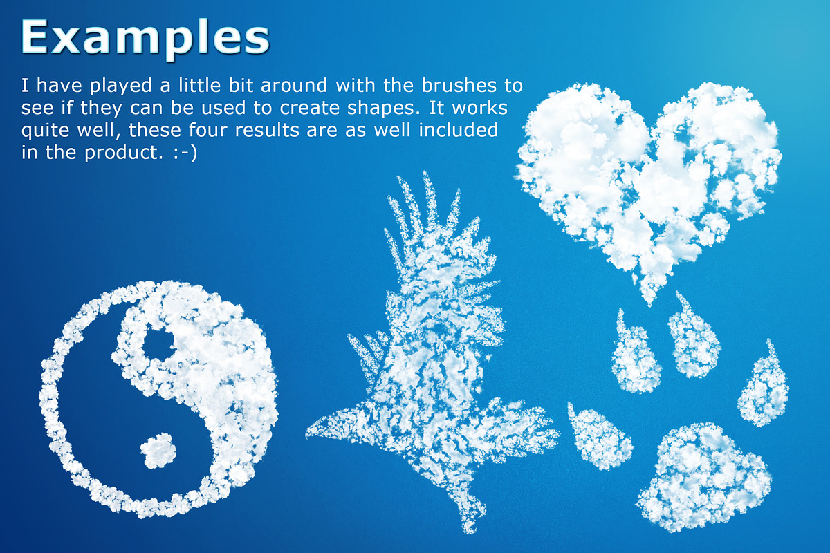 100 Cloud Brushes +Extras, a Brush Add-On by xresch